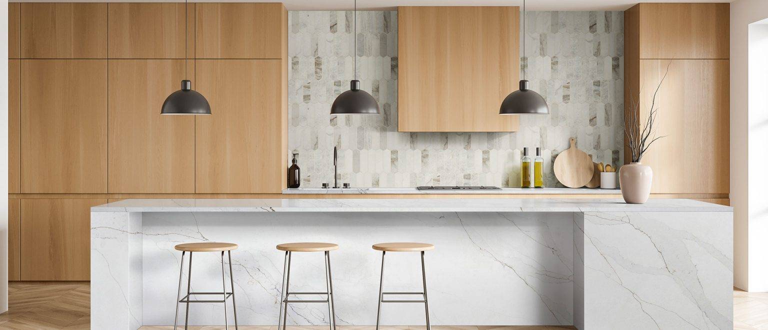 Calacatta Abezzo Quartz - Anatolia Granite